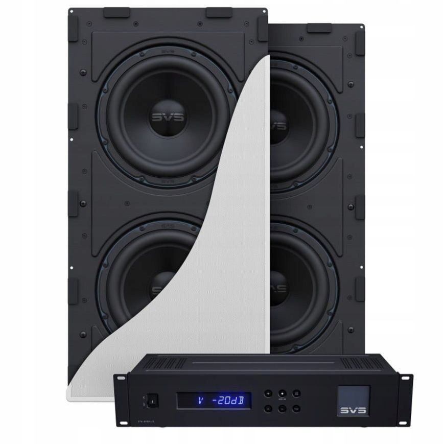 SVS 3000 IN-WALL DUAL SUBWOOFER SYSTEM 2 SUBWOOFERY INSTALACYJNE ...