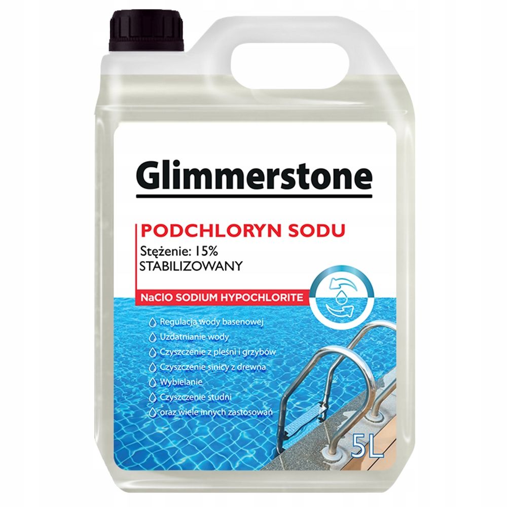 CHLOR PODCHLORYN SODU 15% CZYSZCZENIE Z PLEŚNI I GRZYBÓW DO ŚCIAN ...