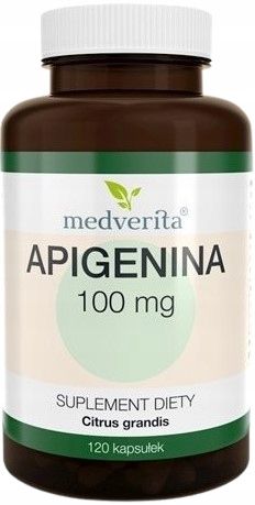 Apigenina 100 mg 120 kaps Medverita Naturalny antyoksydant Wolne ...