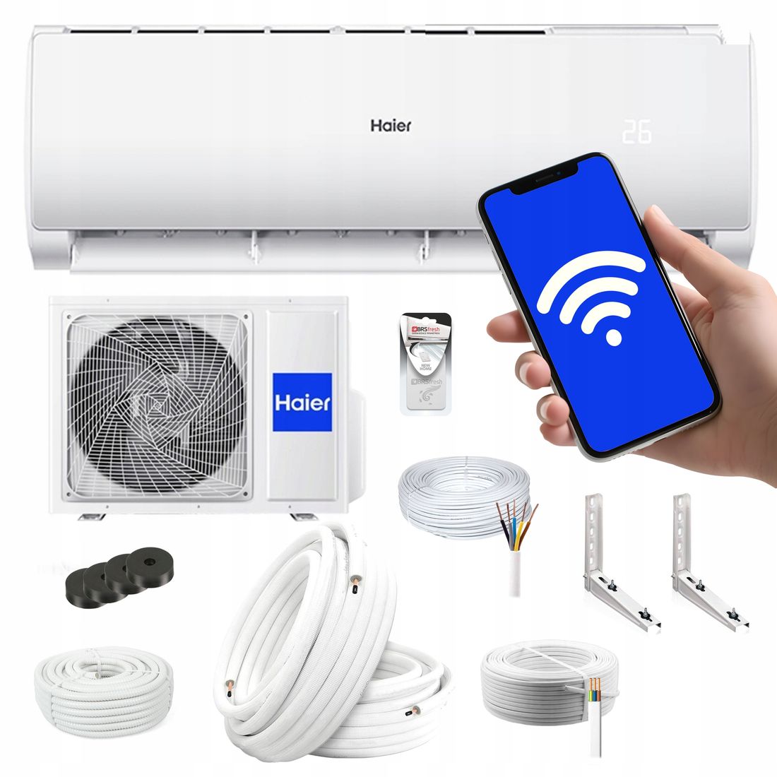 Klimatyzator HAIER TAYGA PLUS WIFI 5kW Kompletny Zestaw 8mb ...