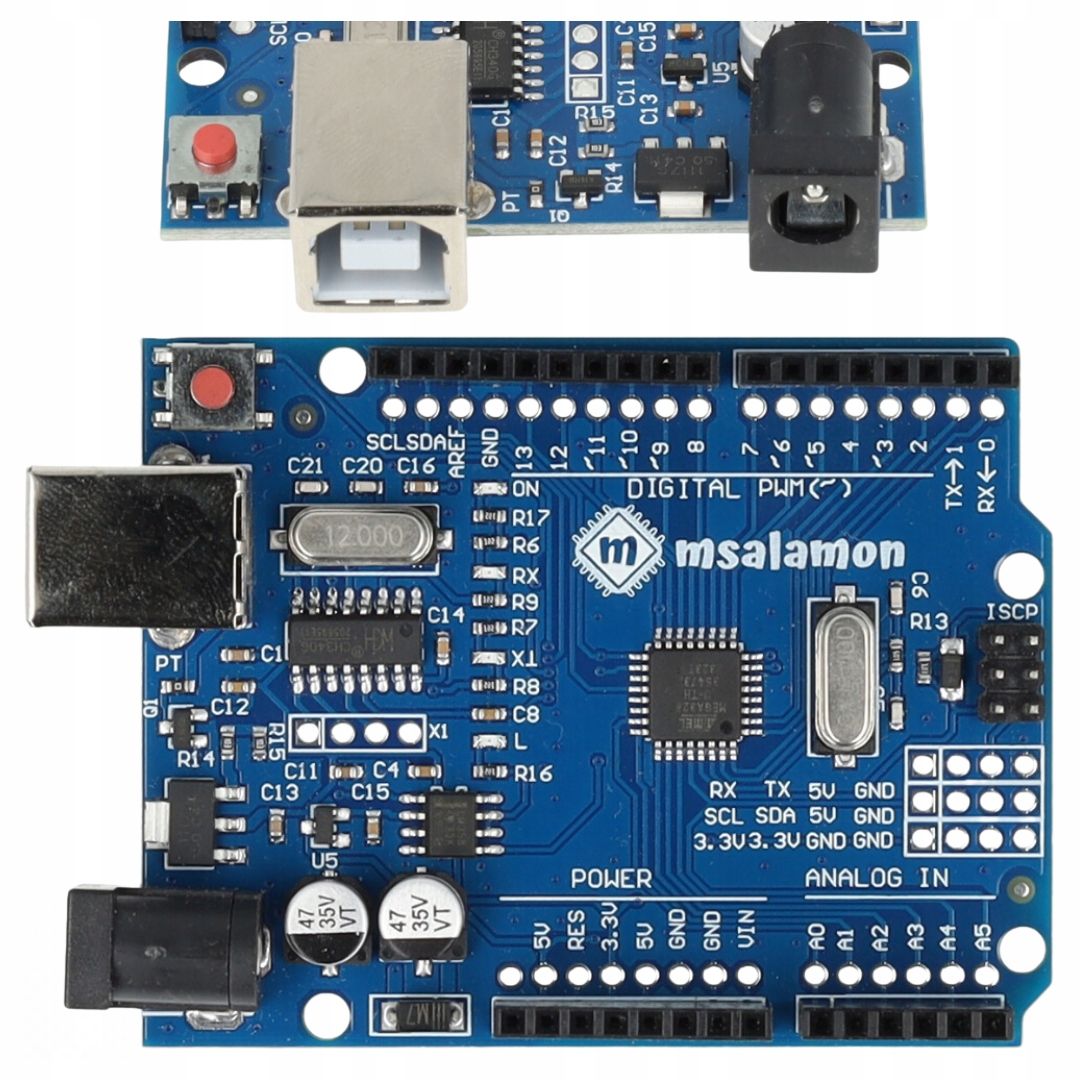 UNO R3 Moduł z ATMEGA328 CH340 klon ARDUINO zgodny z oryginałem ... UNO R3 Moduł z ATMEGA328 CH340 klon ARDUINO zgodny z oryginałem ...