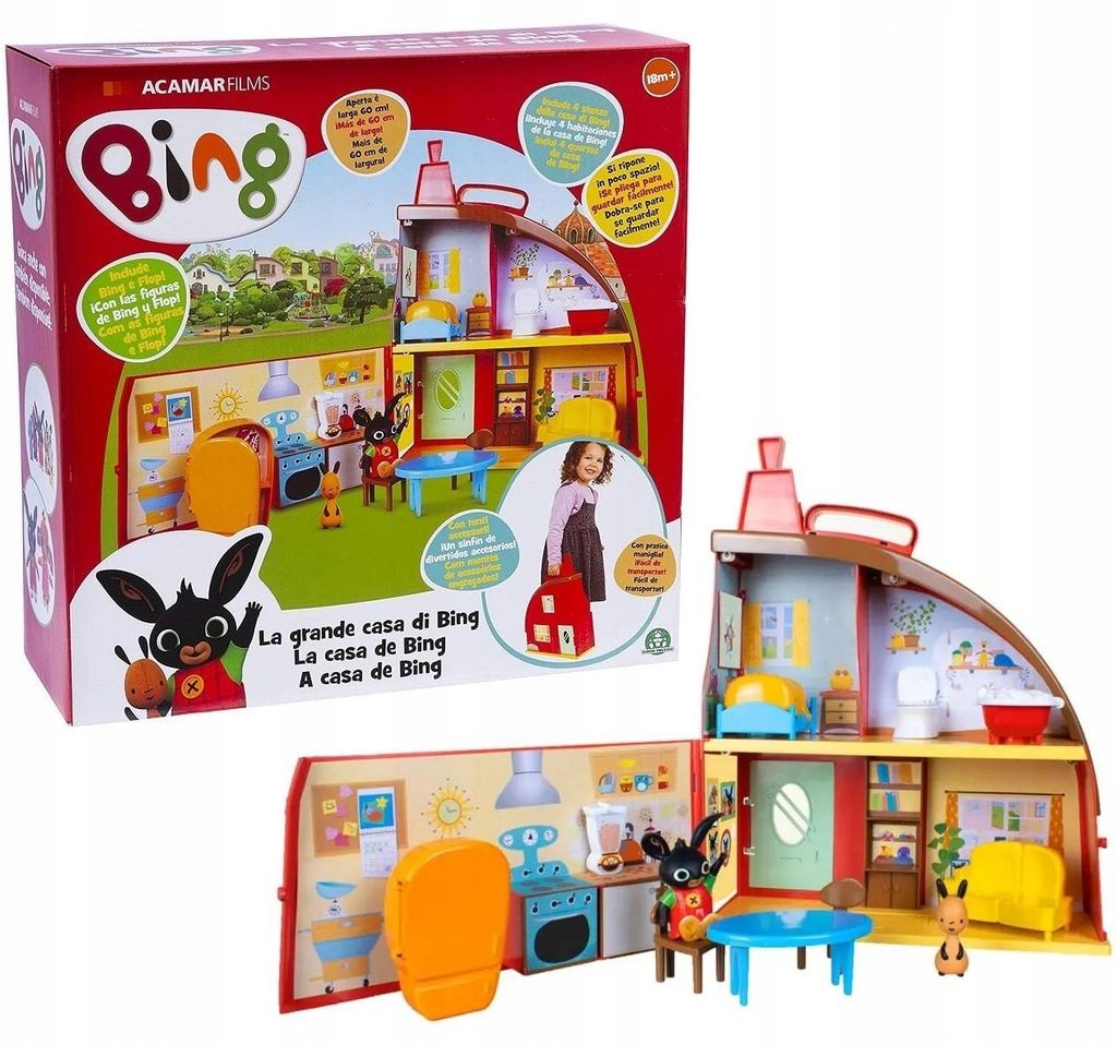 Królik Bing Domek Królika Binga Figurka Zestaw do Zabawy Idealny na ...