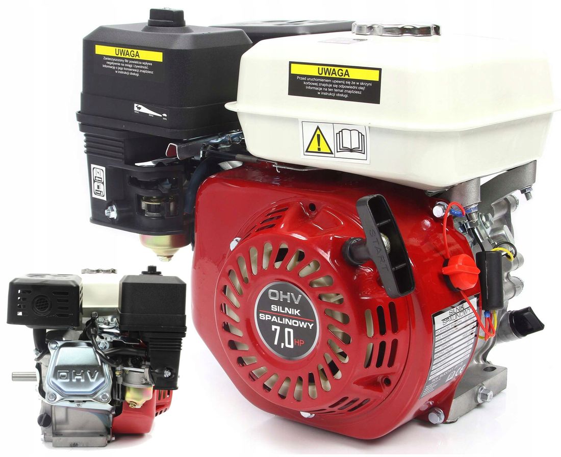 SILNIK SPALINOWY GX160 OHV DO ZAGĘSZCZARKI AGREGATU POMPY 7 KM M79893 – 215783808 - ERLI.pl