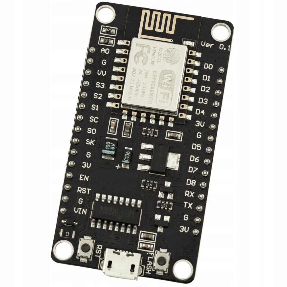 Moduł WiFi ESP8266 do Arduino z Anteną PCB Micro Usb 10 GPIO ...