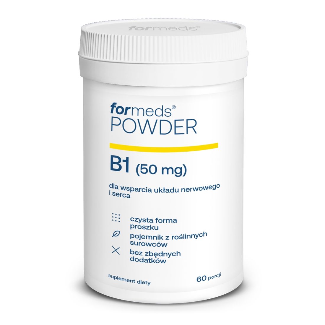 ForMeds Powder B1 Witamina B1 Tiamina 50 mg 60 por. – 215976269 - ERLI.pl