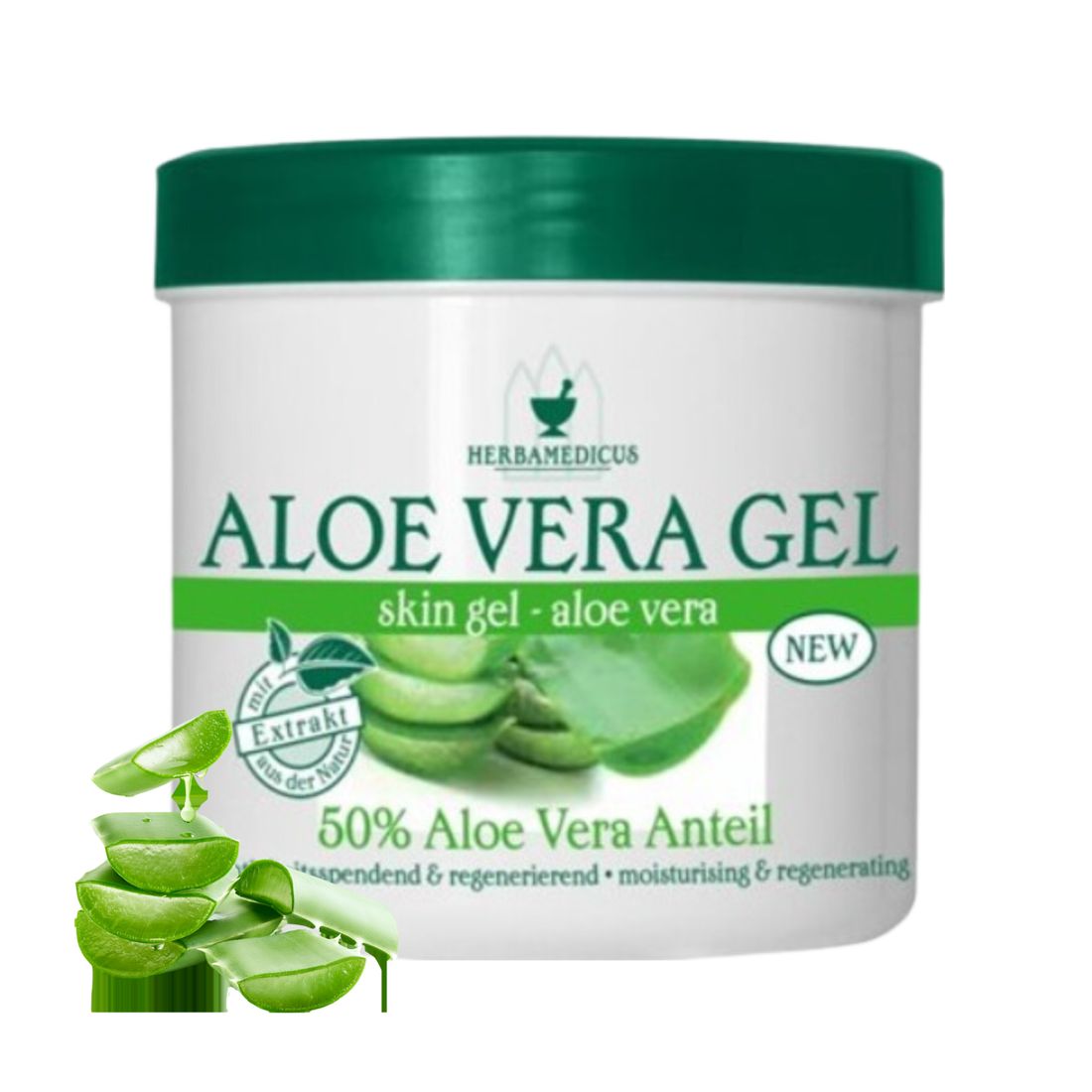 HERBAMEDICUS Żel Aloe Vera z wyciągiem z ALOESU 250ml Wielozadaniowy ...