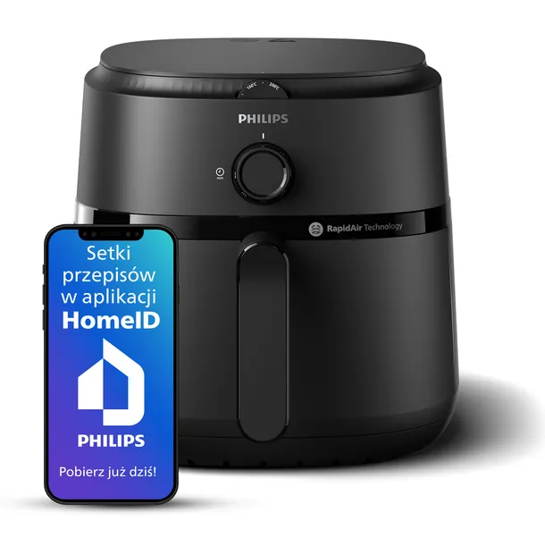 PHILIPS NA130/00 FRYTKOWNICA BEZTŁUSZCZOWA AIR FRYER XL 6,2L PROSTA ...