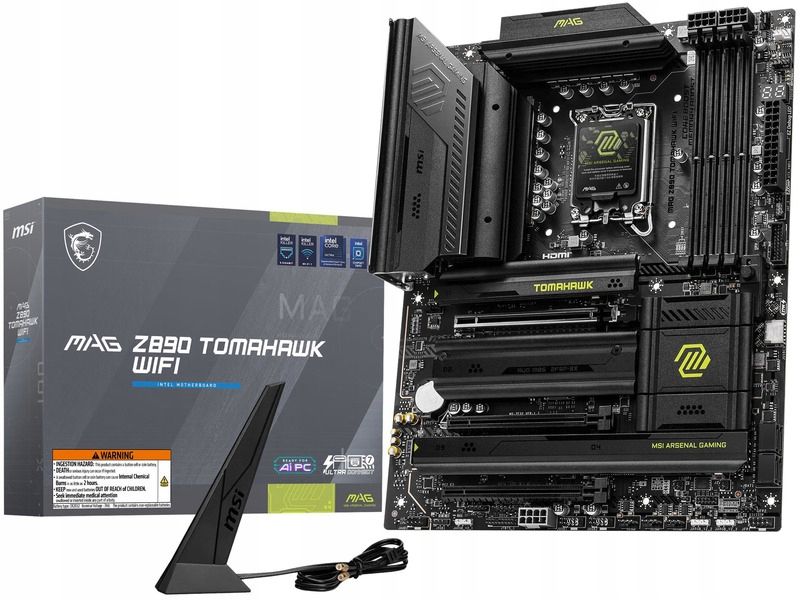 Płyta główna MSI MAG Z890 TOMAHAWK WIFI Z890 DDR5 SATA3 M.2 TB4 WiFi BT ...
