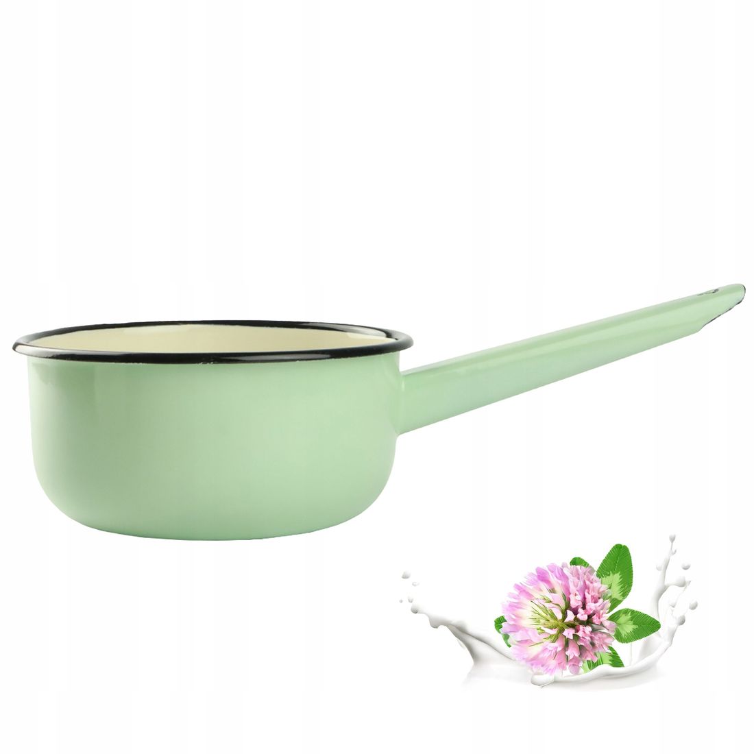 RONDEL EMALIOWANY TRADYCYJNY RONDELEK GARNUSZEK 1,5L 16CM SILESIA EMALIA – 217388947 - ERLI.pl