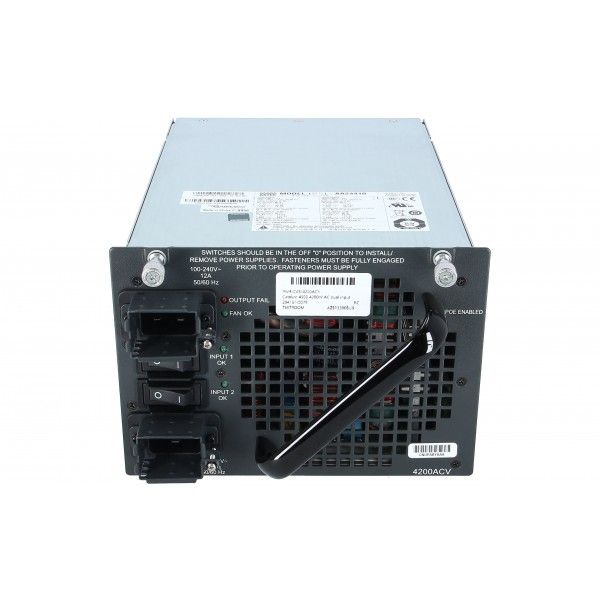 CISCO Zasilacz Catalyst 4500 4200W AC dual (Data + PoE) - PWR-C45 ...