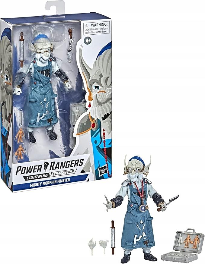 Figurka miniatórowa postać Morphin FINSTER film Power Rangers 15cm ...