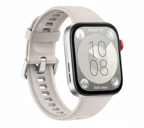 Smartwatch Huawei Watch Fit 3 43mm 1,82'' AMOLED SpO2 Biały Księżycowa ...