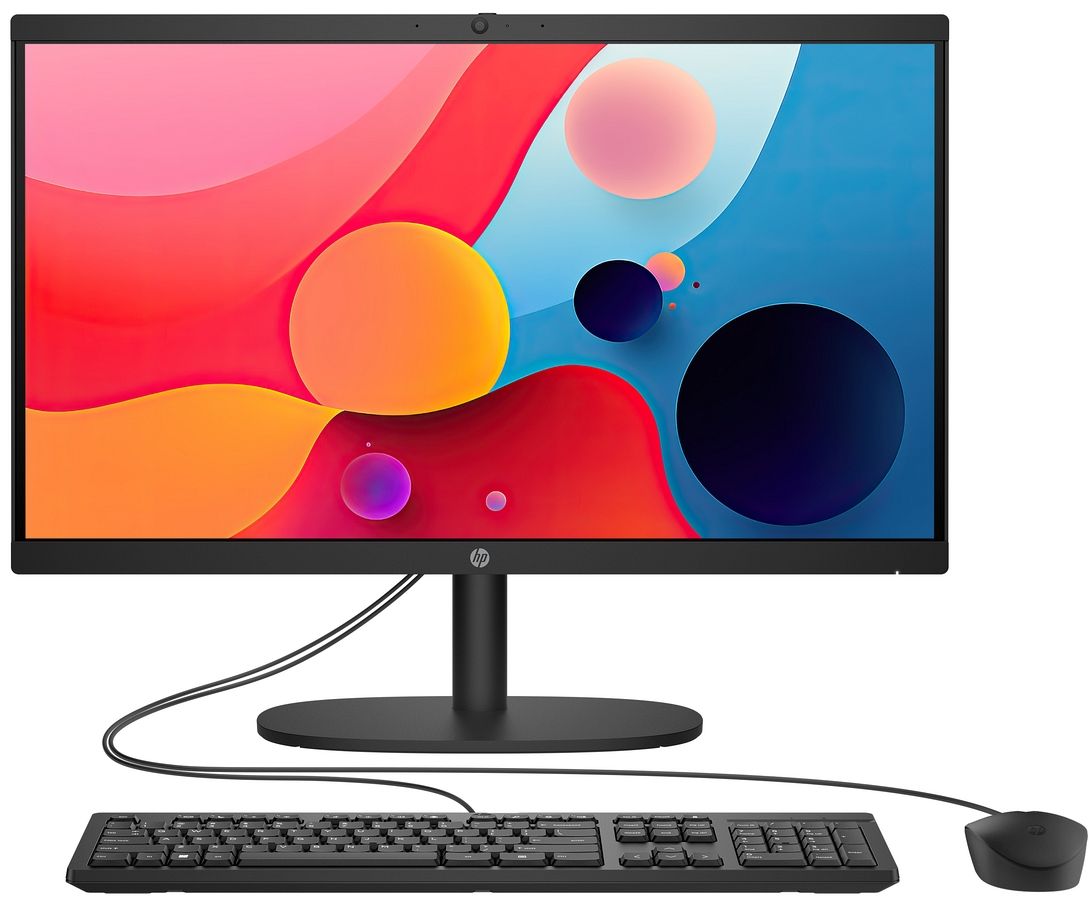 AiO HP 22 FullHD Intel Core i3-N300 8GB DDR5 256GB SSD NVMe + klaw. i ...