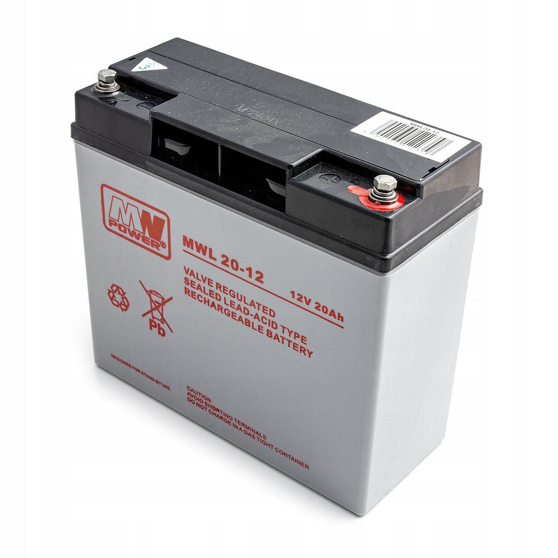 Akumulator MW Power MWL 20-12 12V 20Ah AGM do UPS Kosiarki Quada ...
