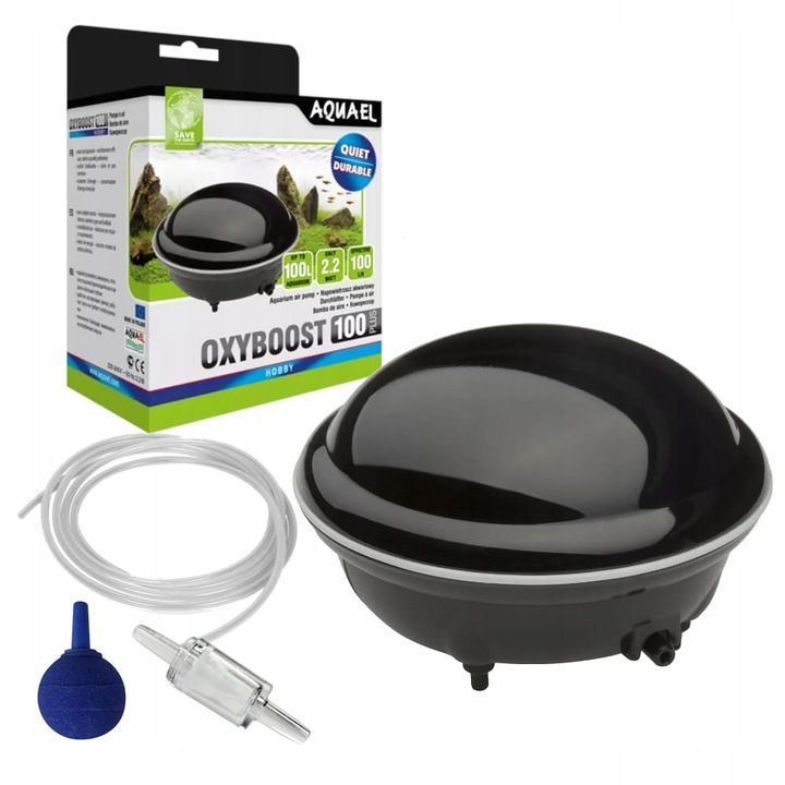 NAPOWIETRZACZ DO AKWARIUM AQUAEL OXYBOOST 100 PLUS – 219439292 - ERLI.pl