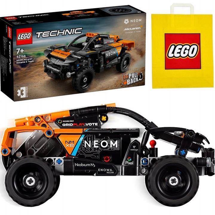 LEGO TECHNIC 42166 MONSTER TRUCK NEOM McLaren Extreme - NAPĘD Pull ...