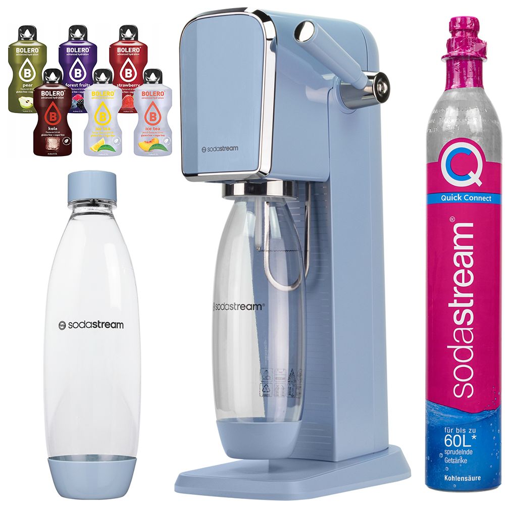 Saturator SodaStream Art Blue jedna butelka + BOLERO – 216833494 - ERLI.pl