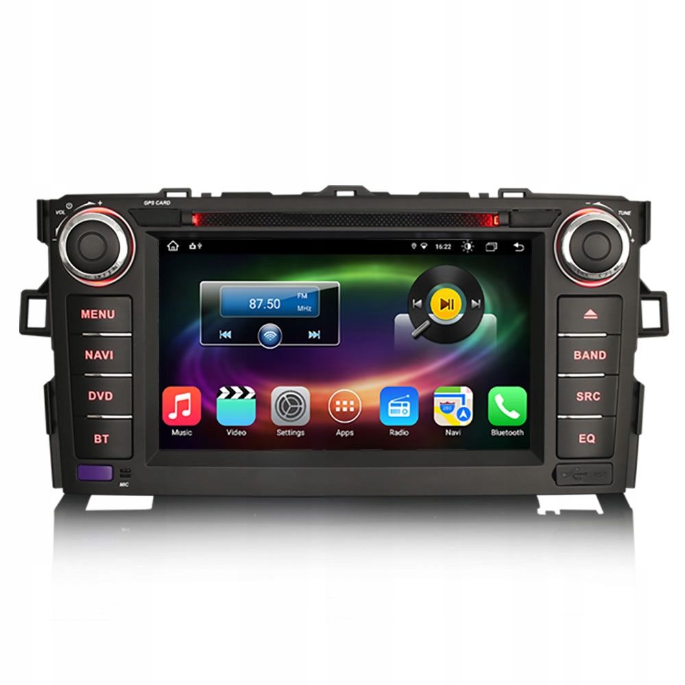 RADIO 2DIN ANDROID TOYOTA AURIS COROLLA ALTIS 4/64 GB DSP CARPLAY LTE ...