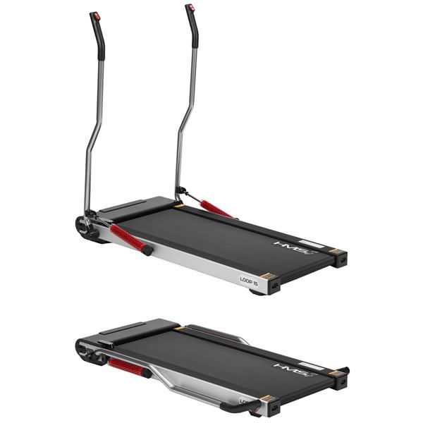 Bieżnia elektryczna do nordic walking treningowa składana HMS LOOP15 ...