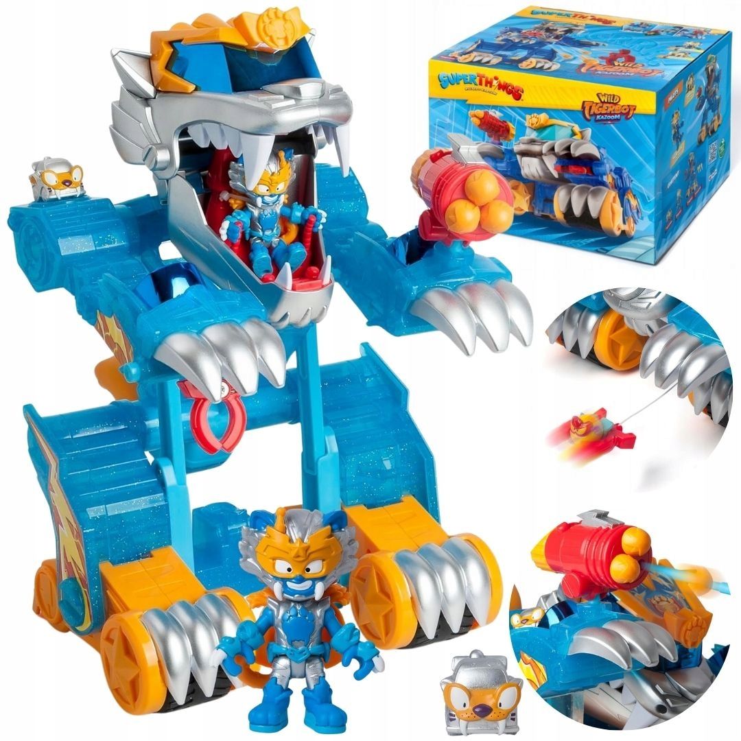 Zestaw Magicbox SuperThings Wild Tigerbot Kazoom Energy Robot ...