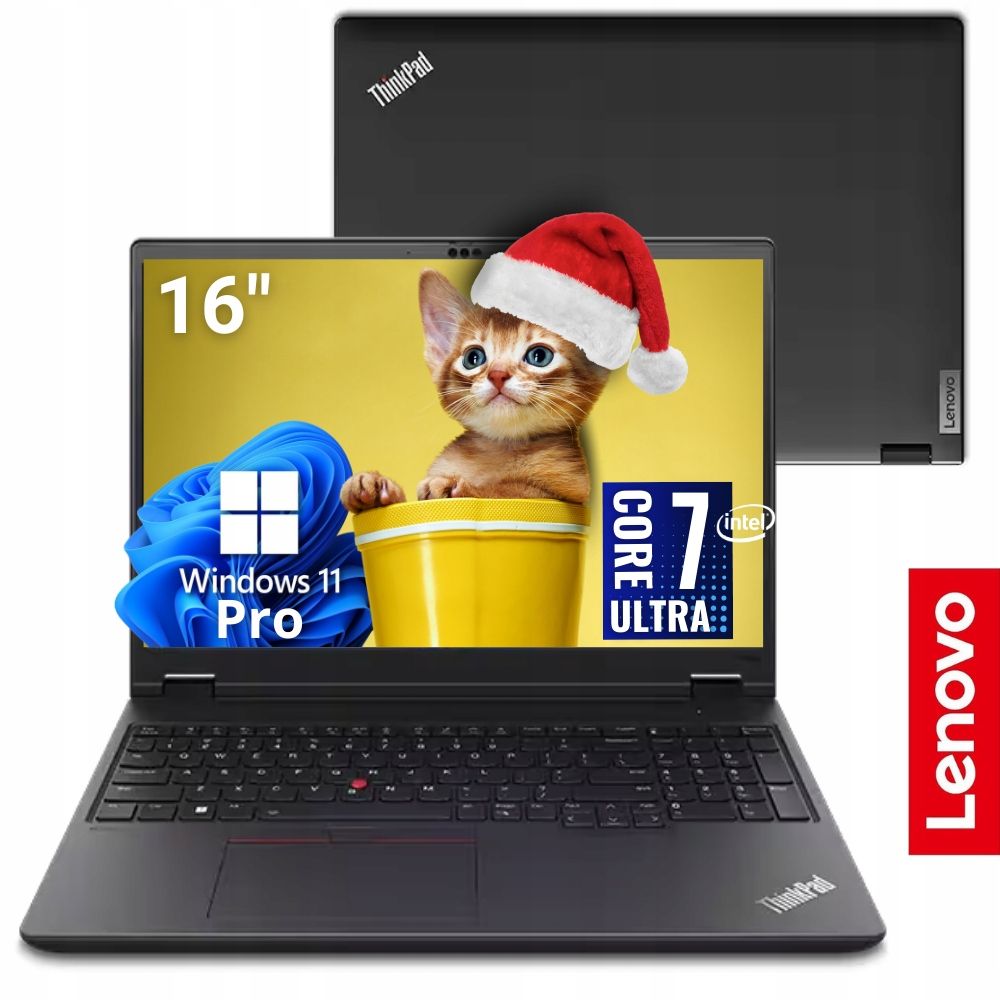 LAPTOP LENOVO ThinkPad P16v GEN2 INTEL U7 155H 64GB/1TB W11P FHD+ MIL ...
