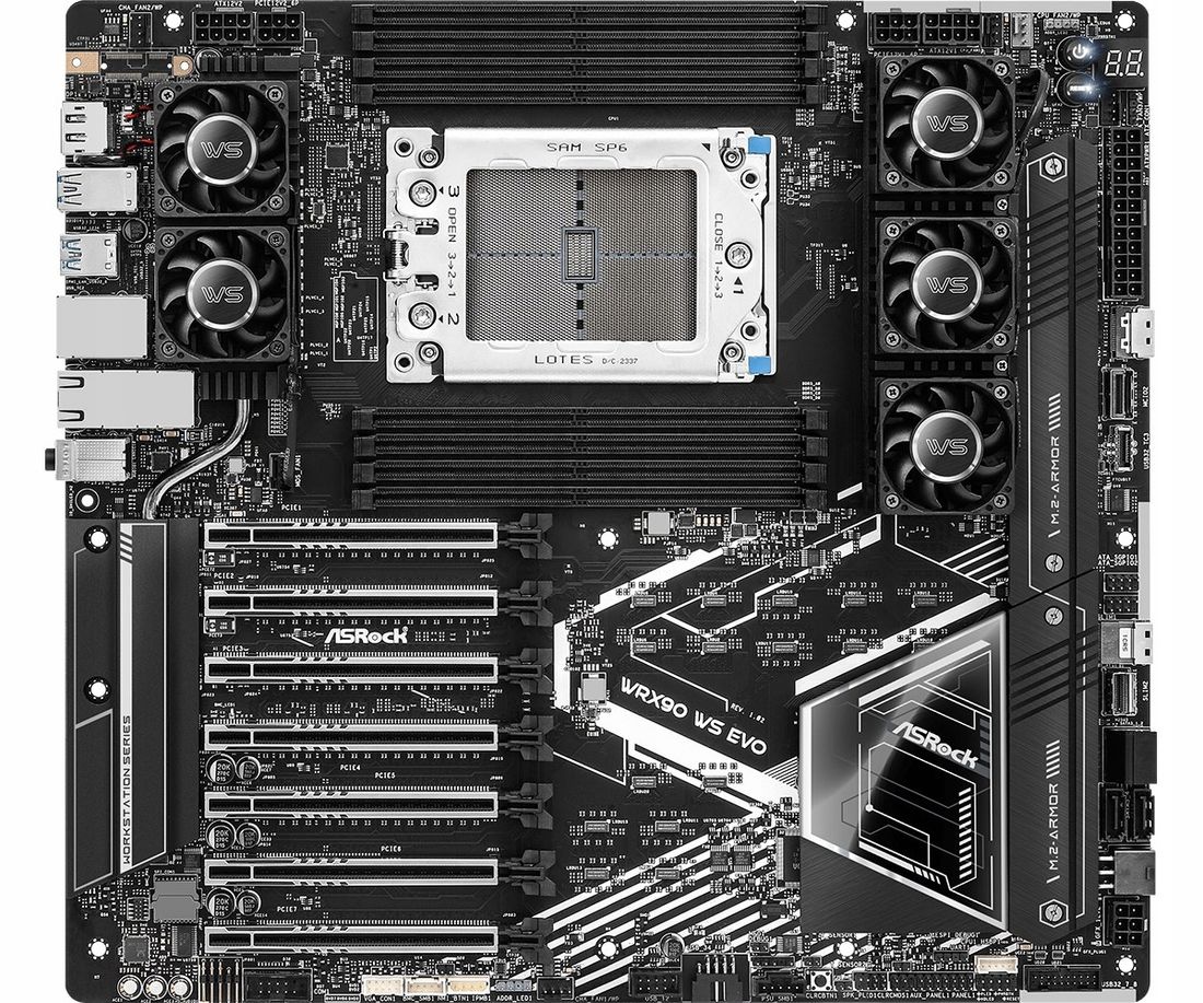 Płyta główna Asrock WRX90 WS EVO – 221006201 - ERLI.pl