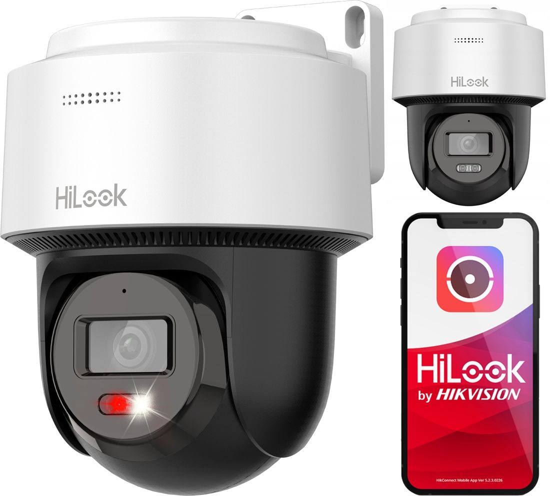 Kamera Obrotowa IP 4Mpx Zewnętrzna HiLook by Hikvision Audio ...