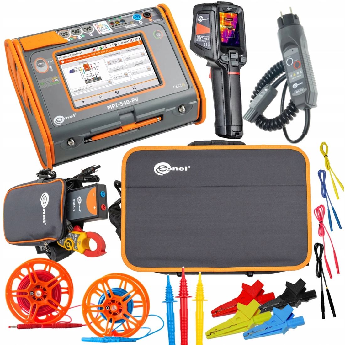 SONEL MPI-540-PV Miernik Elektryczny do Fotowoltaiki Kamera Termowizyjna – 222589236 - ERLI.pl