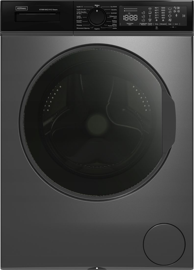Pralka Kernau KFWM 8423 IR D Steam 8kg Eco-Logic Slim 8 kg 15 programów – 223220761 - ERLI.pl