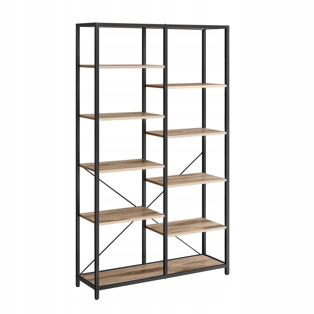 Regał loft industrialny metalowy rustykalny – 223485550 - ERLI.pl