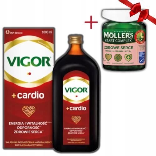 VIGOR CARDIO 1L + KAPSUŁKI MOLLERS HEART COMPLEX ( 31.12.2024r ...
