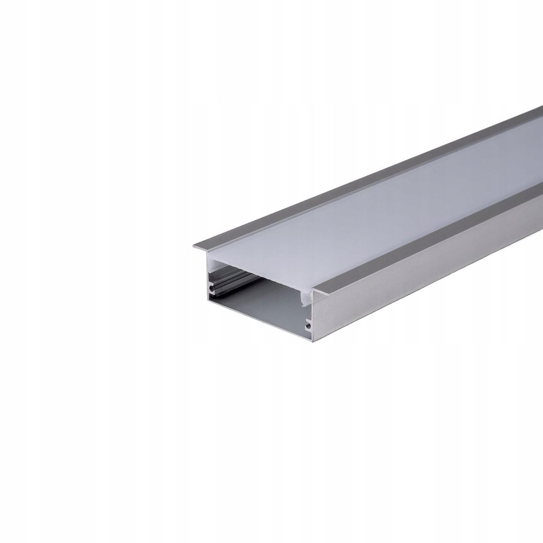 Profil Aluminiowy V-TAC 2mb Anodowany, Klosz Mleczny, Wpuszczany ...