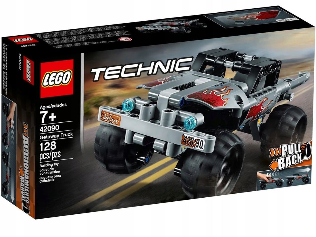 LEGO Technic 42090 Monster truck złoczyńców – 237850171 - ERLI.pl