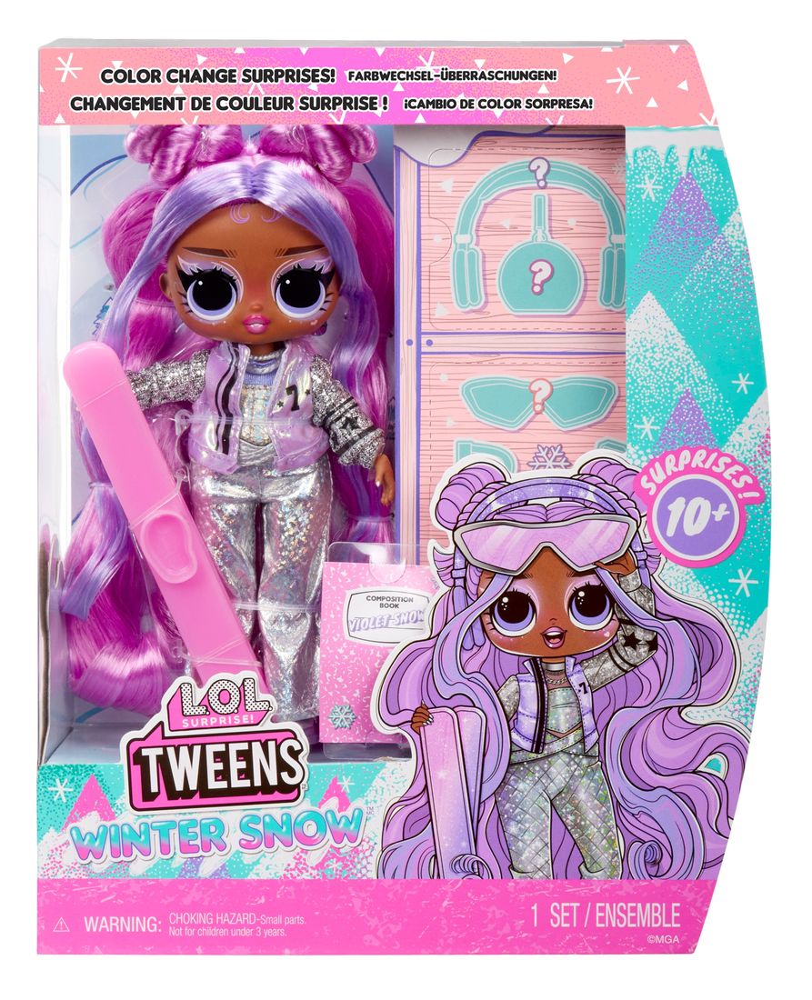 L.O.L. SURPRISE: TWEENS WINTER SNOW - VIOLET SNOW NOWA ORYGINALNA ...