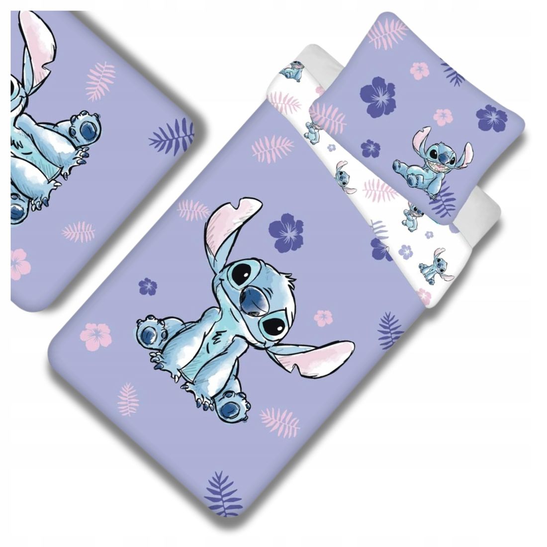POŚCIEL DLA DZIECKA STITCH Lilo i Stitch poduszka + kołderka 140x200cm ...
