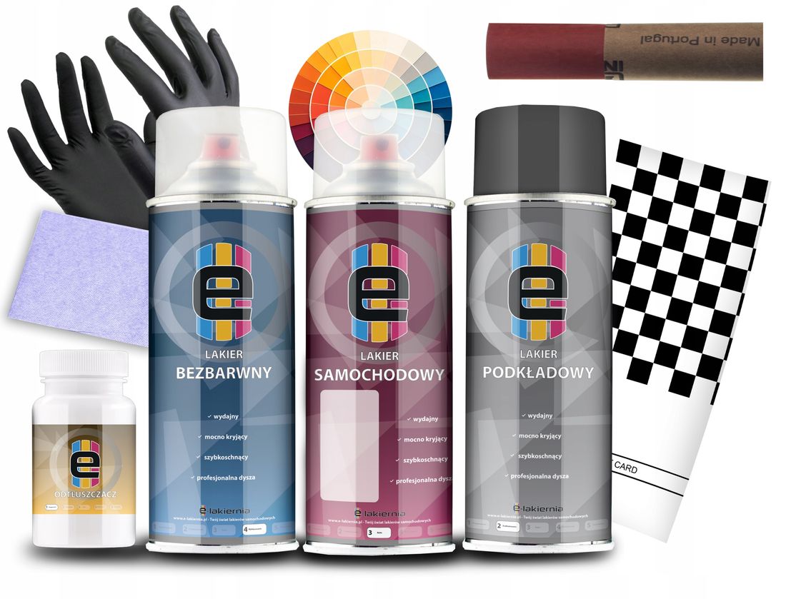 ZESTAW NAPRAWCZY LAKIER SAMOCHODOWY KAŻDY KOLOR – 155593771 - ERLI.pl