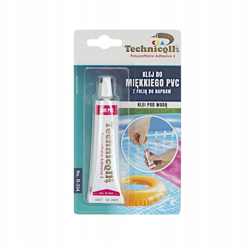 Klej do miękkiego PCV, poliuretanu 20ml wodoodporny R-334 Technicqll, A.B-R – 225498141 - ERLI.pl
