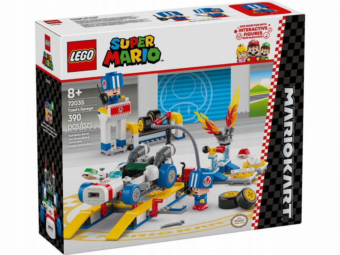 LEGO 72035 Super Mario - Mario Kart - Toad i jego garaż – 229179429 ...