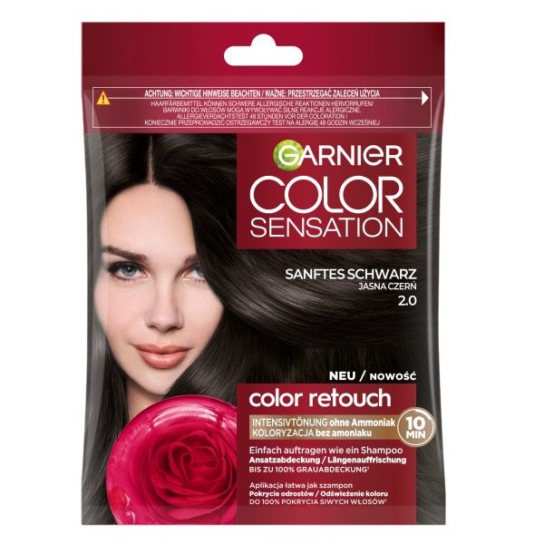 Garnier Color Sensation Color Retouch szampon koloryzujący 2.0 Jasna ...