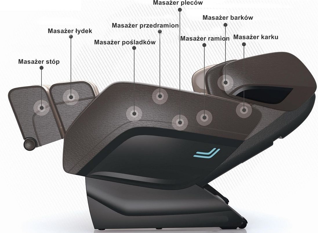 FOTEL MASUJĄCY DO MASAŻU CAPSUŁA ZERO GRAVITY 3D – 20236525 - ERLI.pl