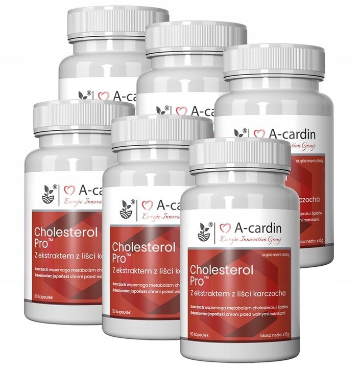 A-cardin Pro Cholesterol Serce karczoch acardin a cardin kapsułki 30 ...