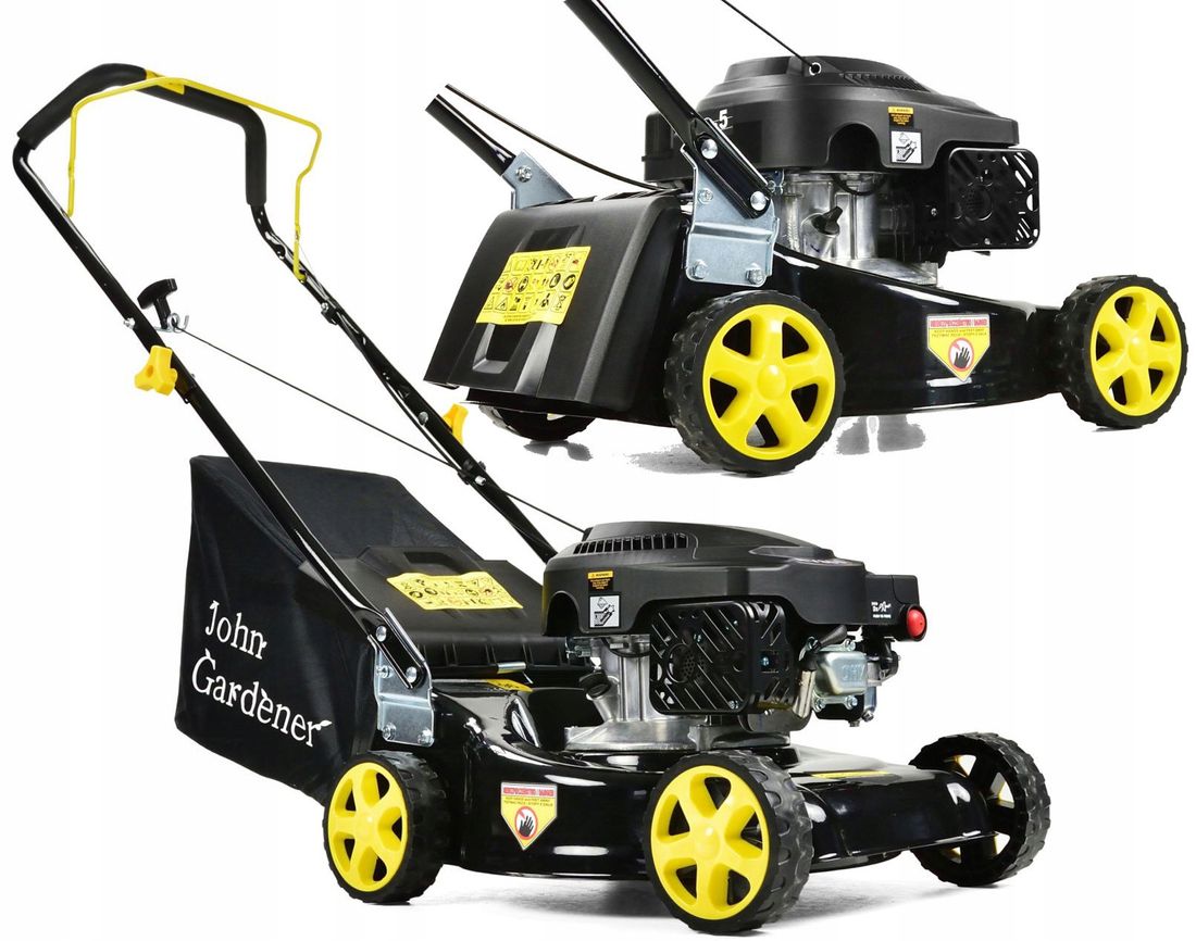 KOSIARKA SPALINOWA DO TRAWY MOCNA 3,5KM 40cm METALOWA OBUDOWA KOSZ 45L – 230535088 - ERLI.pl