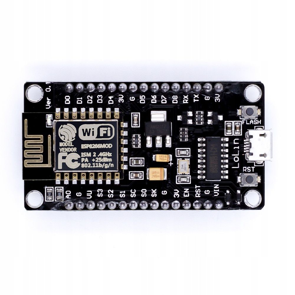 ESP8266 NodeMCUCP2102 ESP-12E WiFi ARDUINO V3 – 230546498 - ERLI.pl