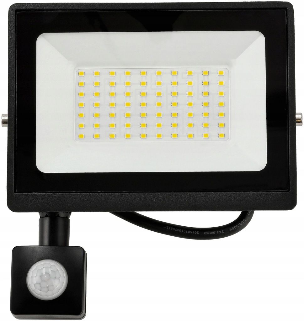Naświetlacz Halogen LED 50W 4500lm Z Czujnikiem Ruchu I Zmierzchu 2w1 NW – 230660182 - ERLI.pl