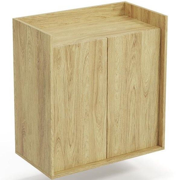 Szafka MOBIUS 2D Naturalny Modułowa Push-Click Nowoczesna do Pokoju ...