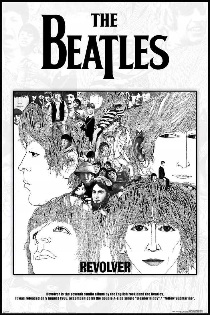 The Beatles Revolver Album Cover - plakat 61x91,5 – 232496905 - ERLI.pl