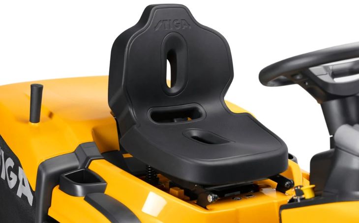 TRAKTOREK OGRODOWY STIGA ST 400 414 CC 84 CM MULCZOWANIE PŁUG ZESTAW ...