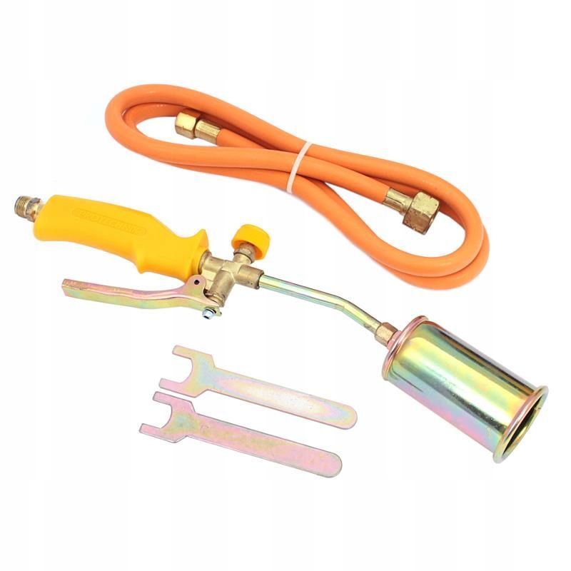 Palnik dekarski do papy 1x50mm 55cm/1.5m wąż na propan butan ...