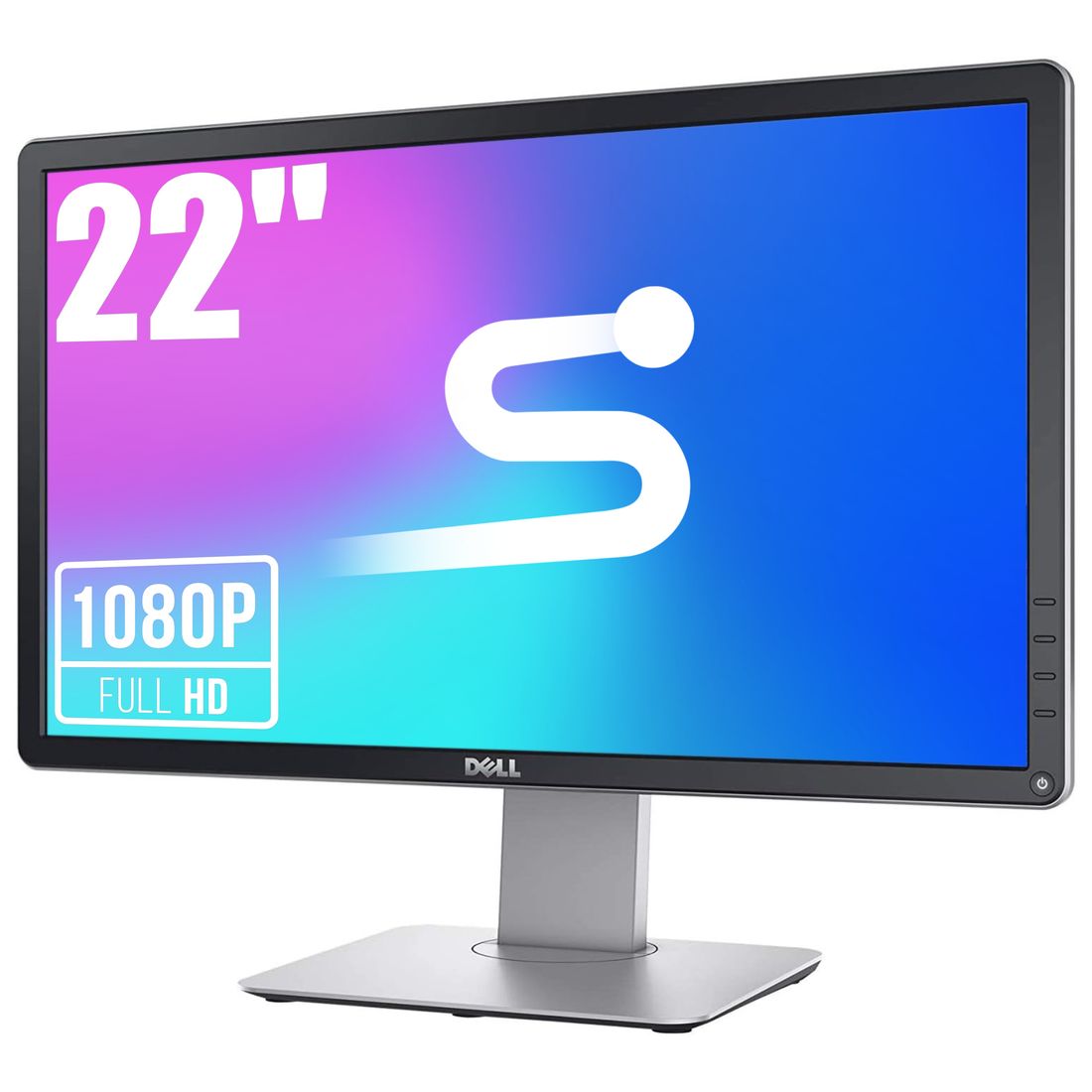 MONITOR 22” DELL P2214H LED IPS DVI DP HUB USB FULL HD 1920x1080 A ...