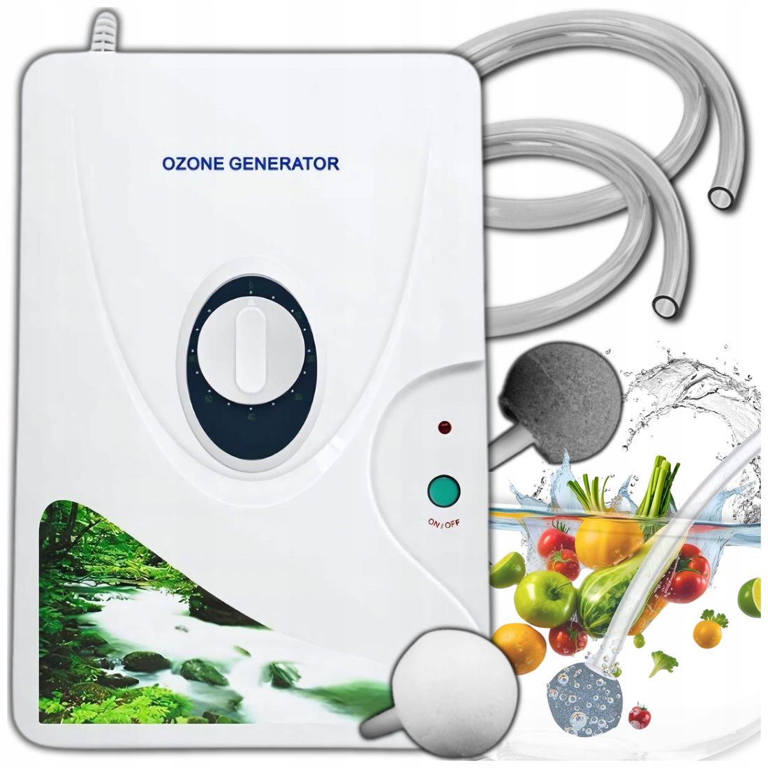 Generator ozonu ozonator do samochodu basenu akwarium jacuzzi PRO 600mg ...